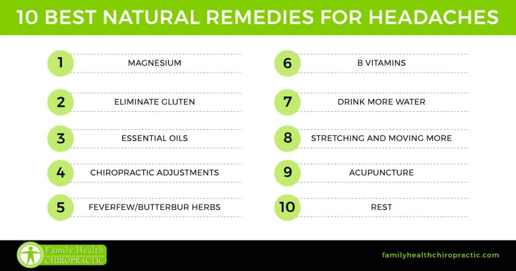 10 Best Natural Headache Relief Remedies | Family Health Chiropractic