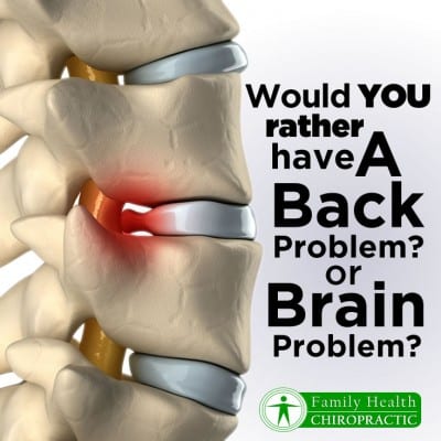 Would you rather have a back problem or a brain problem? | Family ...